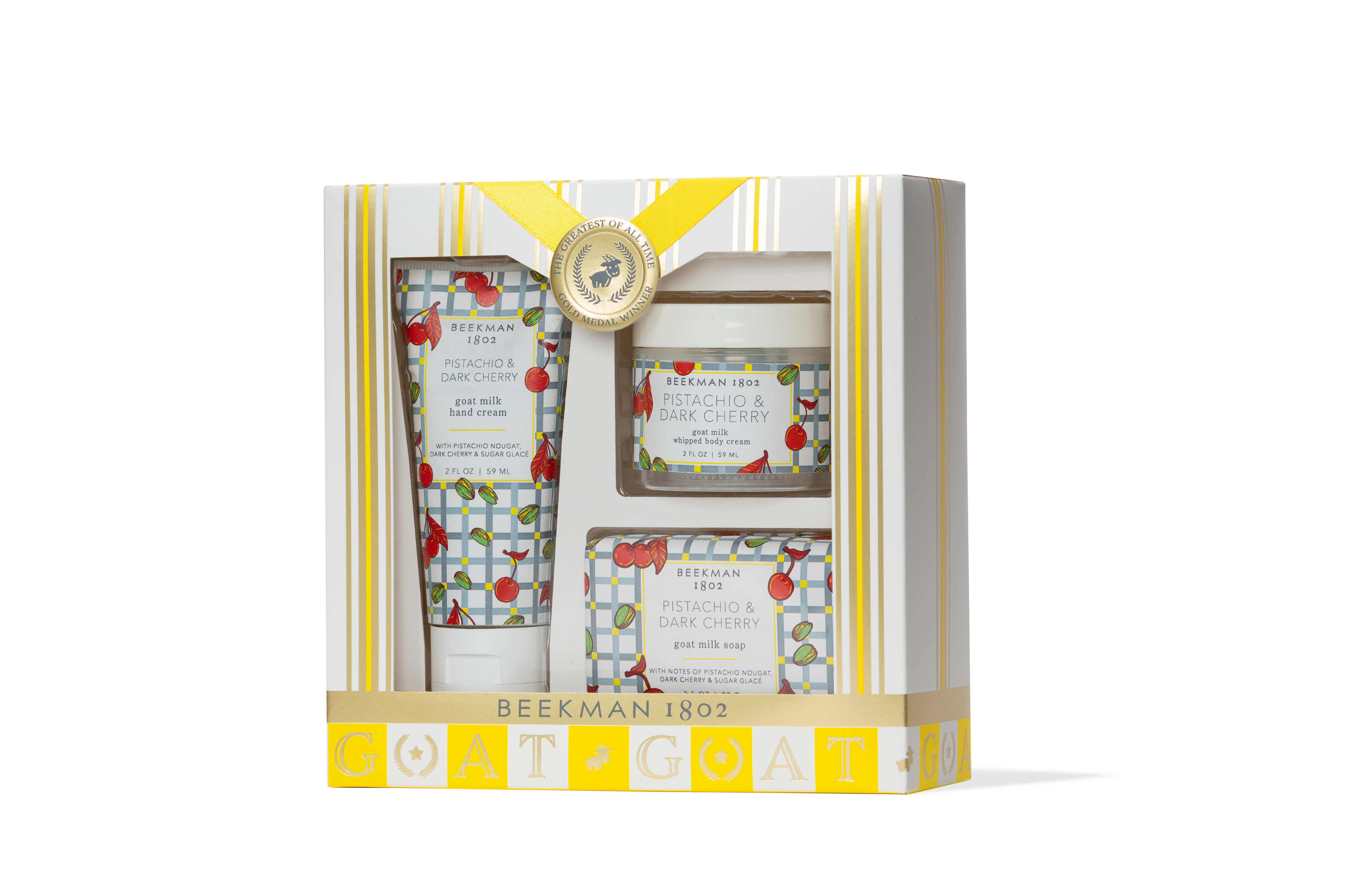 Beekman 1802 - Pistachio & Dark Cherry 3pc Body Gift Set – Olie's Gift ...